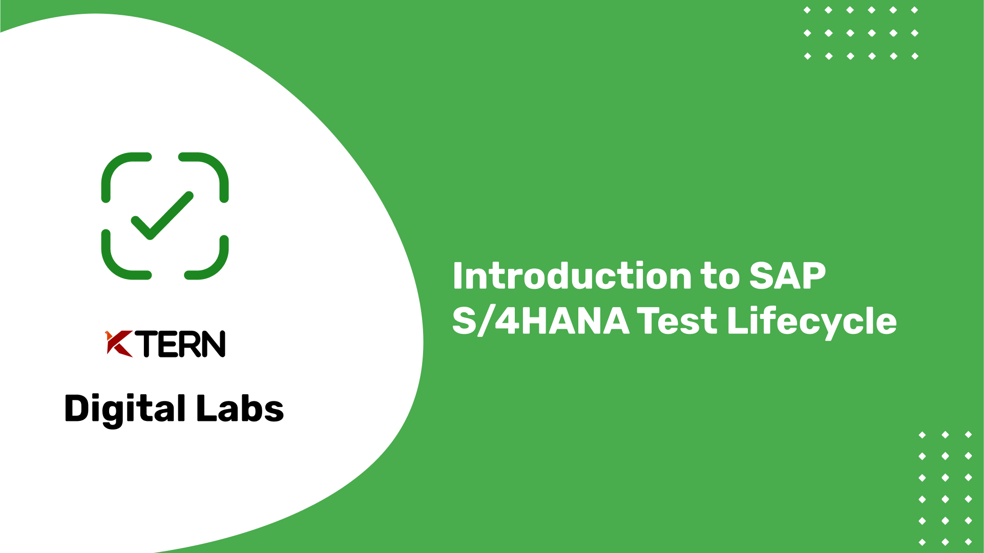Introduction to SAP S/4HANA Test Lifecycle